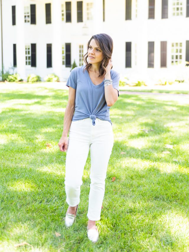 7 Easy Ways to Wear White Denim - the Sarah Stories