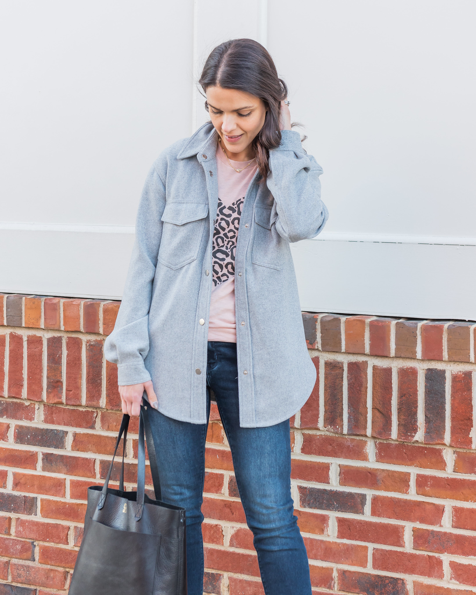The oversized shacket | styled 3 ways | the Sarah Stories