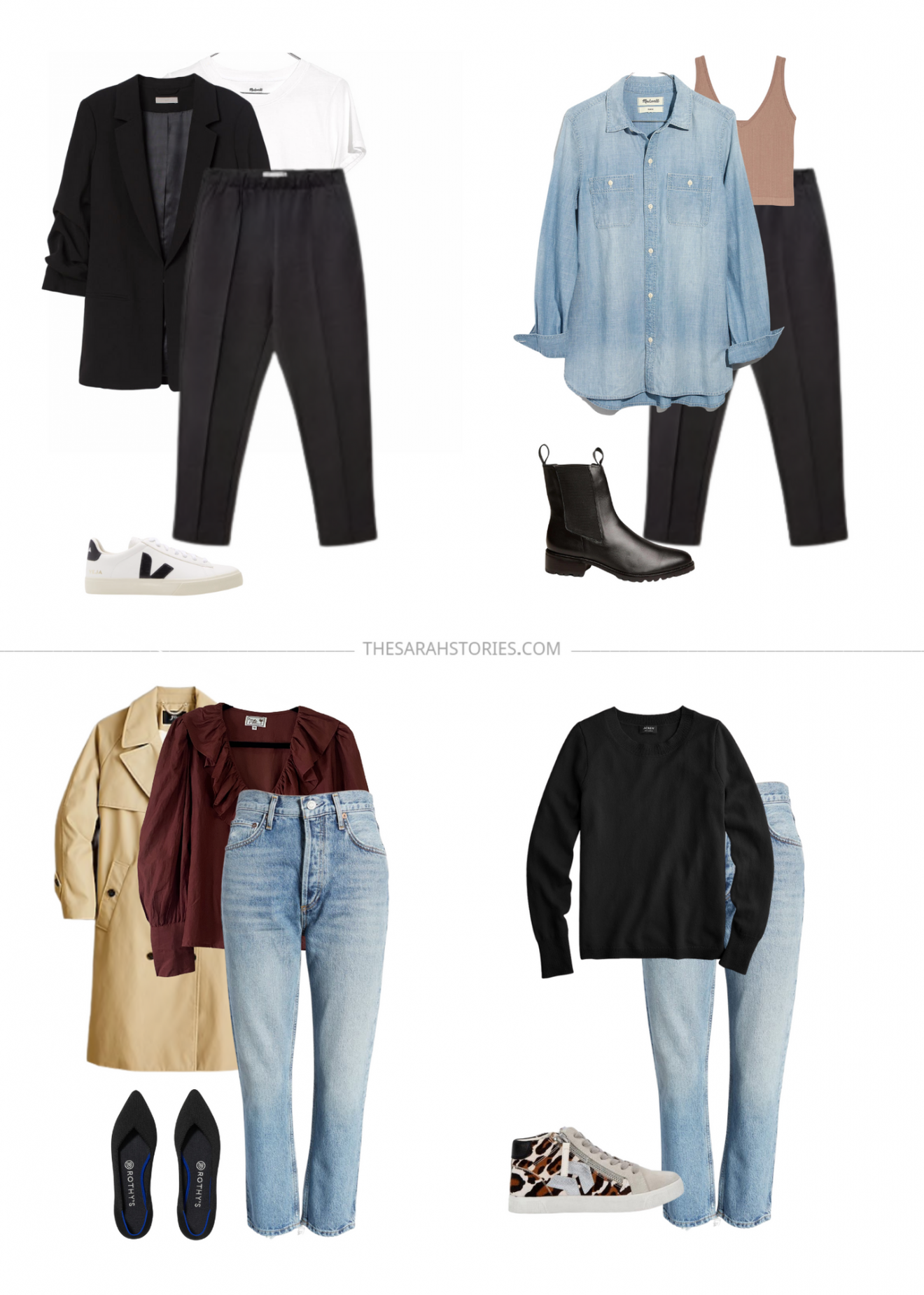 2022 Spring Capsule Wardrobe | + 28 outfit ideas | the Sarah Stories