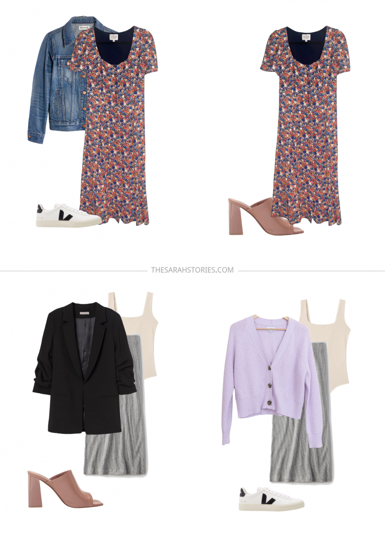 2022 Spring Capsule Wardrobe | + 28 outfit ideas | the Sarah Stories