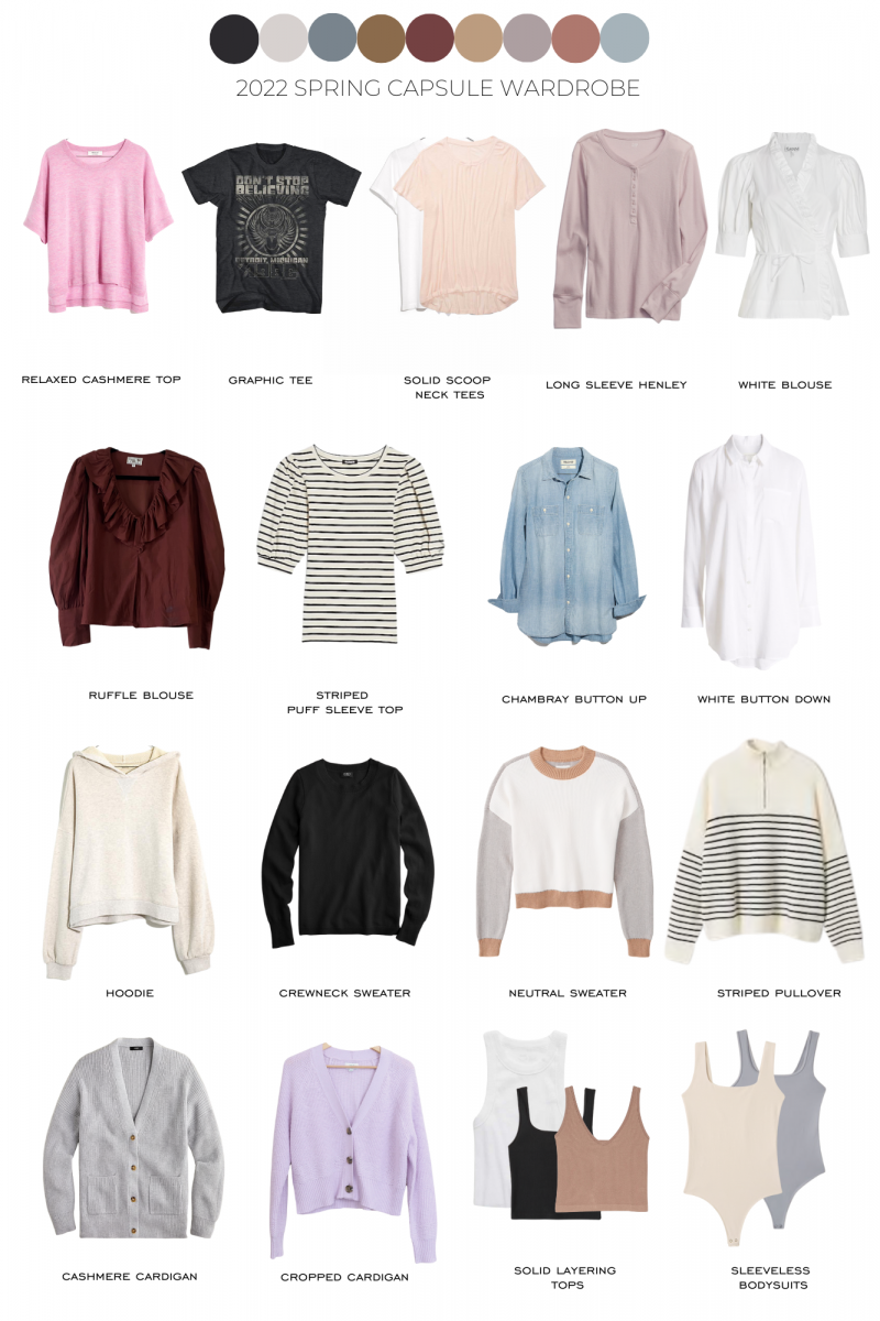 2022 Spring Capsule Wardrobe | + 28 outfit ideas | the Sarah Stories