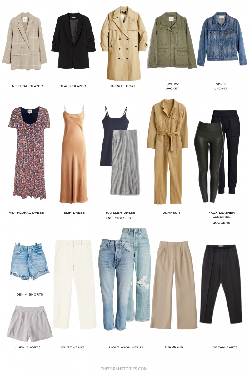 2022 Spring Capsule Wardrobe | + 28 outfit ideas | the Sarah Stories