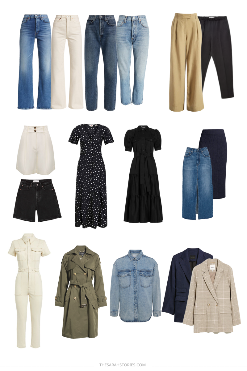 2023 Spring capsule wardrobe | the Sarah Stories